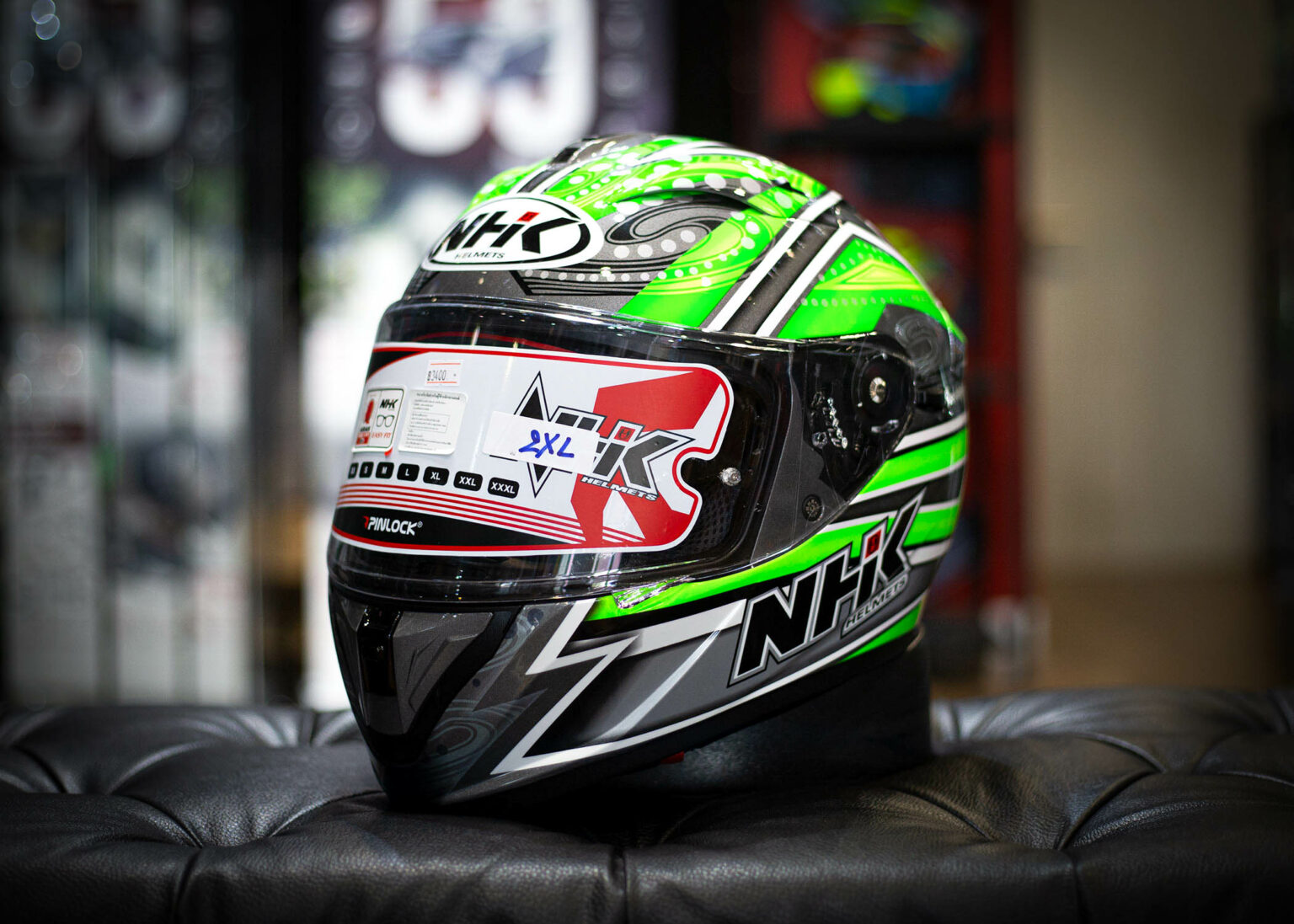 หมวกันน็อค NHK GP Prime Remy Gardner Grey/Green – MoreThanBikeShop