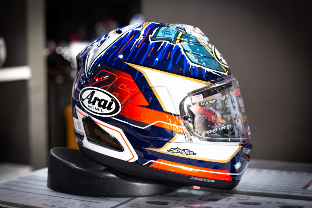 หมวกกันน็อค Arai รุ่น RX-7V Evo Pedrosa Shogun – หมวกกันน็อก ถุงมือ ...