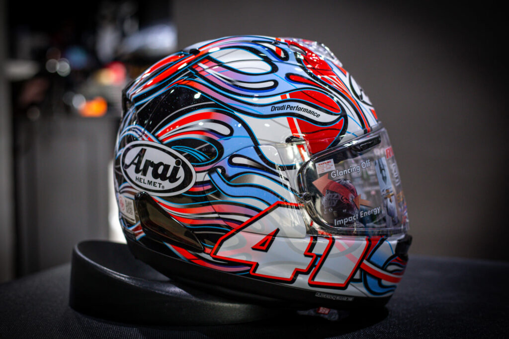 หมวกกันน็อค Arai รุ่น RX-7V EVO ลาย Haga WSBK – หมวกกันน็อค ถุงมือ ...