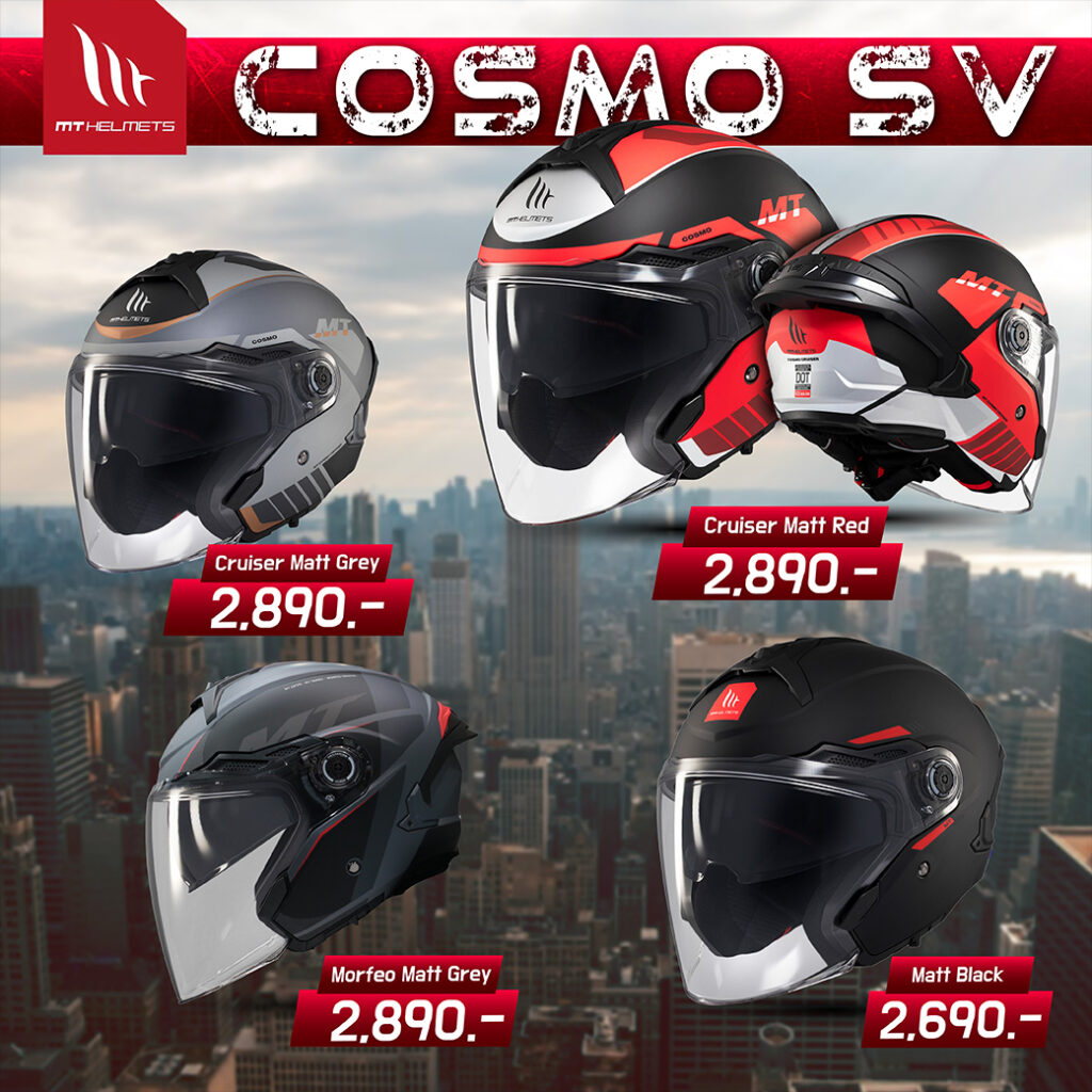 หมวกกันน็อคครึ่งใบ MT รุ่น COSMO SV – MoreThanBikeShop