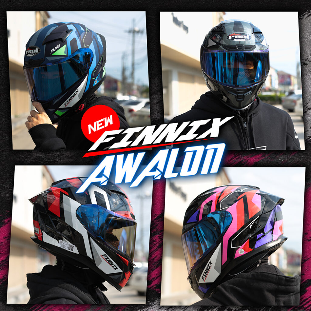 หมวกกันน็อค REAL รุ่น Finnix Awalon – หมวกกันน็อก ถุงมือ เสื้อการ์ด ...