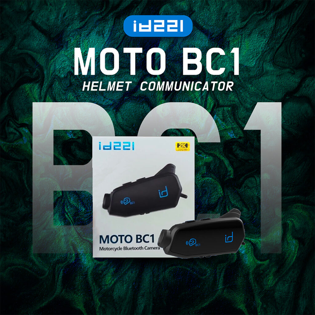 บลูทูธติดหมวก ID221 รุ่น MOTO BC1 (มีกล้อง) – MoreThanBikeShop