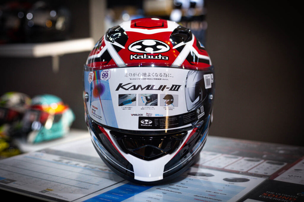 หมวกกันน็อค KABUTO รุ่น Kamui-3 ลาย Acrobat – หมวกกันน็อค ถุงมือ เสื้อการ์ด รองเท้า และชุดขับขี่ ...