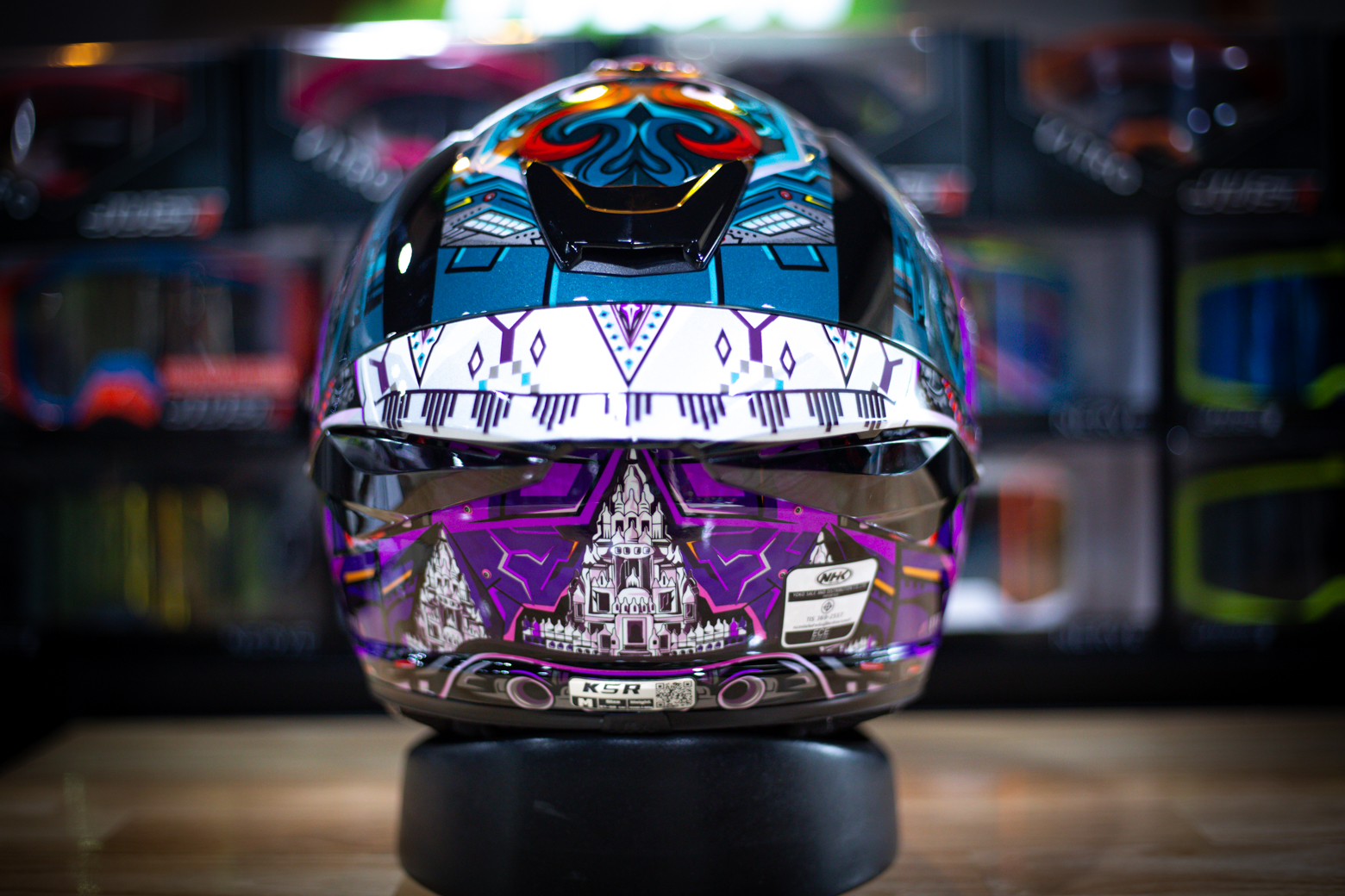 หมวกกันน็อค NHK รุ่น K5R – หมวกกันน็อค ถุงมือ เสื้อการ์ด รองเท้า และชุดขับขี่มอเตอร์ไซค์