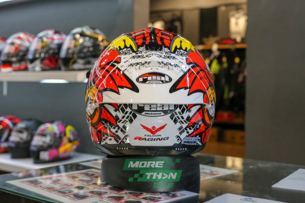 หมวกกันน็อค REAL รุ่น Falcon Raging Red – หมวกกันน็อก ถุงมือ เสื้อการ์ด ...