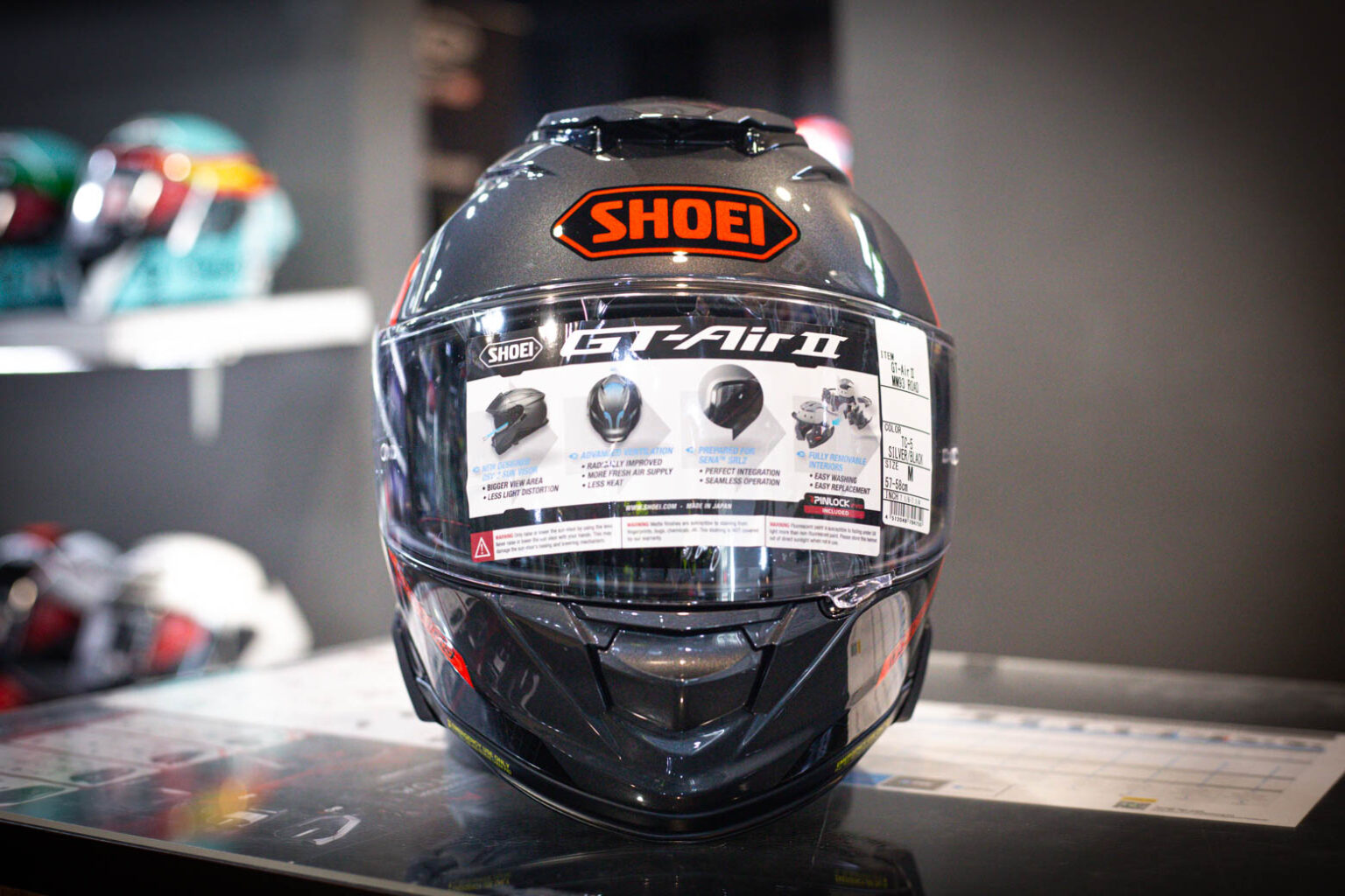 หมวกกันน็อค SHOEI รุ่น GT-Air II MM93 TC-5 – MoreThanBikeShop