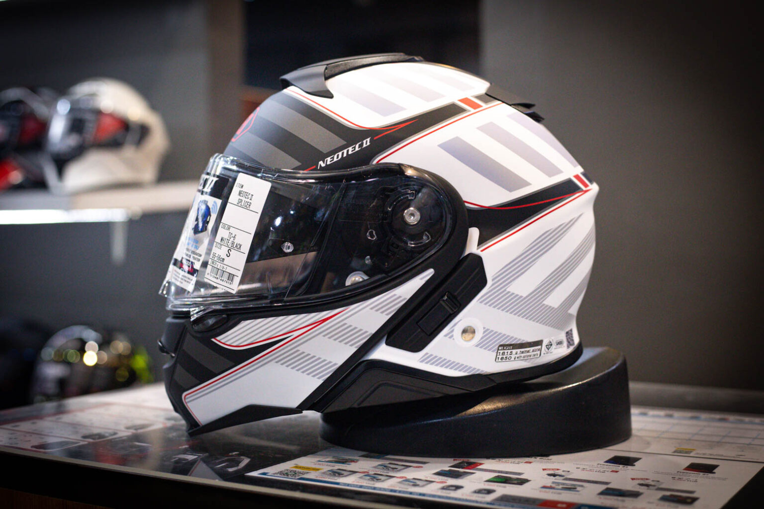 หมวกกันน็อคยกคาง SHOEI รุ่น NEOTEC II Splicer TC-2 – หมวกกันน็อค ถุงมือ ...