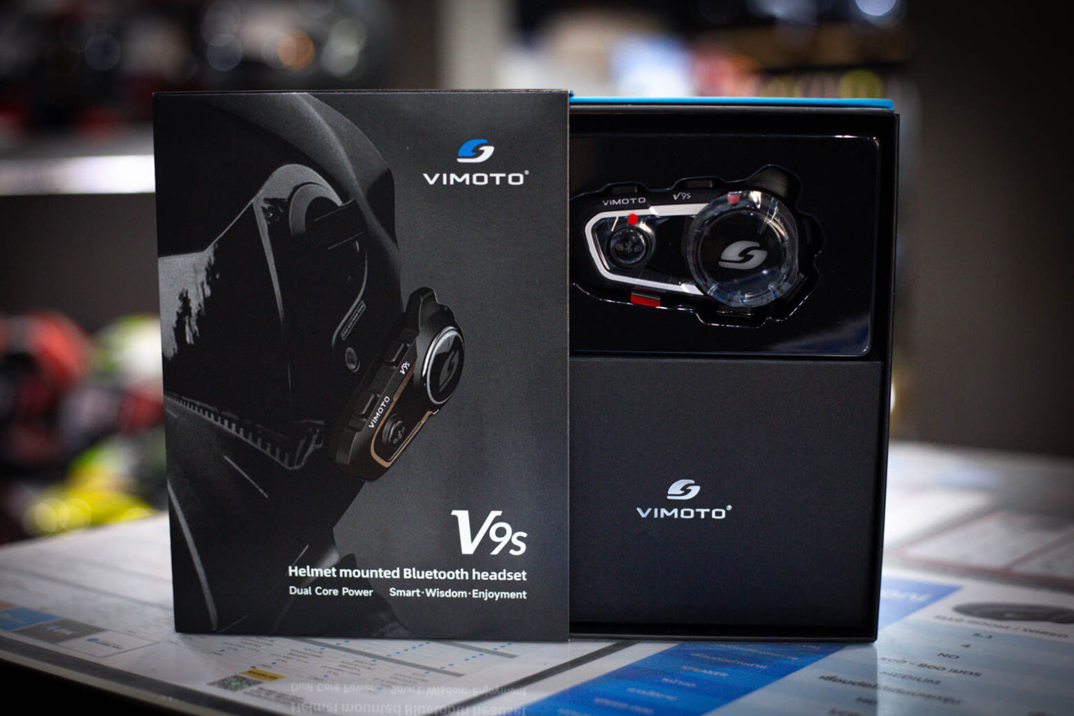 บลูทูธติดหมวก VIMOTO รุ่น V9S – MoreThanBikeShop